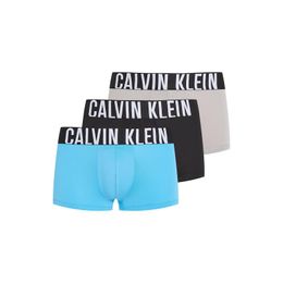 Calvin Klein Underwear Trunk &raquo;LOW RISE TRUNK 3PK&laquo; Packung, 3er-Pack, 3 Stk. mit Logobund CARNIVAL BLUE, BLACK, MISTY GREY M (50) - 3 Stk. 3 Stk. M...