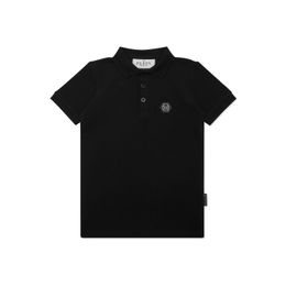 Poloshirt Philipp Plein "Teddy", Jungen, Gr. 10, 02, schwarz, Obermaterial: 100% Baumwolle, Shirts