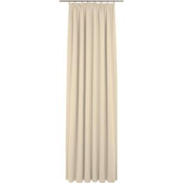 WIRTH Vorhang &raquo;Newbury&laquo; Kr&auml;uselband 1 Stk. tlg. beige Jacquard, Baumwolle, Polyester