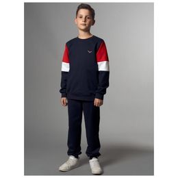 TRIGEMA Loungeanzug &raquo;Klassischer Jogginganzug&laquo; 1 tlg. navy 104 104 Sweat-Qualit&auml;t