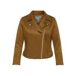 Only CARMAKOMA Bikerjacke &raquo;CARSHERRY NEW LIFE BONDED BIKER OTW&laquo; Cognac 42 42 Kurze Jacke von Only CARMAKOMA