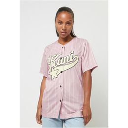 Karl Kani T-Shirt &raquo;Woven Signature Pinstripe Baseballshirt&laquo; 1 Stk. tlg. lilac M M Elegante Blusen fuer Business und Freizeit