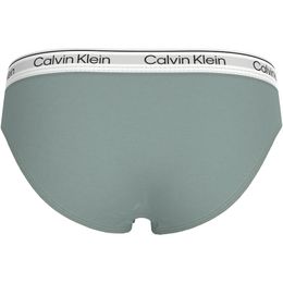 Calvin Klein Underwear M&auml;dchen Bikinislip &raquo;2PK BIKINI&laquo; Packung, 2er-Pack, f&uuml;r Kinder bis 16 Jahre mit Logo-Elastikbund gr&uuml;n 128/134