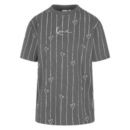 Karl Kani T-Shirt &raquo;KW251-027-1 Signature Heart Pinstripe Os Tee&laquo; 1 Stk. black/white S S KOMFORT OHNE GRENZEN: Genie&szlig;en Sie den ganzen Tag &uuml;ber...