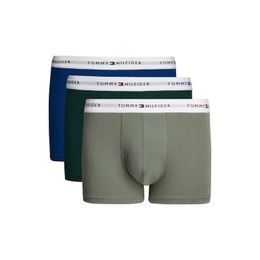 Tommy Hilfiger Underwear Trunk &raquo;3P TRUNK&laquo; Packung, 3er, 3 Stk. mit Logoschriftzug Hunter/Stonewash Gr/Des Sky S (48) - 3 Stk. 3 Stk. S (48)...