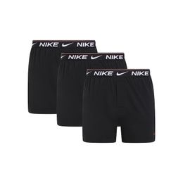 NIKE UNDERWEAR Boxershorts &raquo;BOXER 3PK&laquo; Packung, 3er, 3 Stk. mit Logo auf dem Bund BLACK/ BLACK/ BLACK S (46) - 3 Stk. 3 Stk. S (46) 3er-Pack...