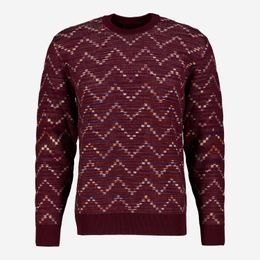 Missoni Burgunderroter Pullover aus Wollmischung