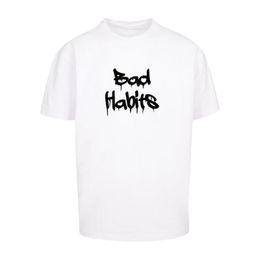 Merchcode T-Shirt &raquo;Herren Bad Habits Heavy Oversize Tee&laquo; 1 Stk. white XL XL Vielseitige T-Shirts f&uuml;r jeden Anlass