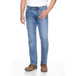 HERO by John Medoox 5-Pocket-Jeans »Denver Regular Straight Stretch« Straight Fit Casual Clean Wash Denim Jeans für Herren old vintage blue 36 -...