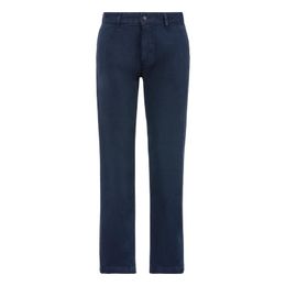BOSS Orange Chinohose &raquo;Pleated&laquo; mit Markenlogo Dark Blue404 33 - L&auml;nge 32 L&auml;nge 32 33 Hose von BOSS Orange Menswear