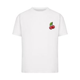 Merchcode T-Shirt »Ladies Cherries 2 Tee« 1 Stk. white 3XL 3XL Oversize-Silhouette, länger geschnitten für entspannten Sitz und lässiges Layering