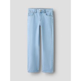name it M&auml;dchen Straight-Jeans &raquo;NKFROSE HW STRAIGHT JEANS 9222-RM NOOS&laquo; 164, N-Gr