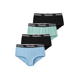 Panty Bench., Kinder, Gr. 170/176, 4 Stk., hellblau, salbei, schwarz, Jersey, Obermaterial: 92% Baumwolle, 8% Elasthan, unifarben, Unterhosen Panty, mit weichem Logo Webbund