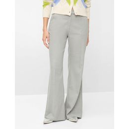 5-Pocket-Hose Brax "Style MAINE", Damen, Gr. 34L68, Langgr&ouml;&szlig;en, hellgrau, Web, 64% Polyester, 34% Viskose, 2% Elasthan, Hosen 5-Pocket-Hose