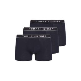 Tommy Hilfiger Underwear Herren Trunk &raquo;3P TRUNK DTM&laquo; Packung, 3er, 3 Stk. mit Logobund blau L (52), 3 Stk.