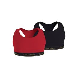 Calvin Klein Underwear Bralette »2PK BRALETTE« Packung, 2er-Pack, in angesagten Farben Redglare/Pvhblack 140/146 - N-Gr N-Gr 140/146 2er-Pack...