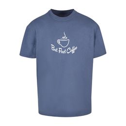 Merchcode T-Shirt &raquo;Herren But First Coffee Heavy Oversized Tee&laquo; 1 Stk. tlg. vintageblue XS XS Vielseitige T-Shirts f&uuml;r jeden Anlass
