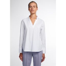 Eterna Longbluse &raquo;LOOSE FIT&laquo; EASY IRON (b&uuml;gelleicht) wei&szlig; 38 38 Ohne Kragen
