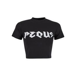 PEQUS T-Shirt &raquo;Band Logo Crop Tops&laquo; 1 Stk. black M M Passform Regular fit, extra kurz geschnitten f&uuml;r markante Crop-Silhouette