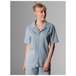 TRIGEMA Schlafanzug &raquo;Schlafanzug Oberteil mit Streifenmuster&laquo; 1 tlg. seegras S S DELUXE-Single-Jersey
