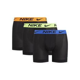 NIKE UNDERWEAR Boxershorts &raquo;BOXER BRIEF 3PK&laquo; Packung, 3er, 3 Stk. mit NIKE Logo-Elastikbund BLK-HYPR RYL/VLT/TOT ORNGE WB XL (52) - 3 Stk. 3 Stk....