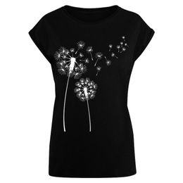 CLOUD 5IVE T-Shirt &raquo;Ladies 77 Pusteblume Black Tee&laquo; 1 Stk. black XS XS Locker sitzendes T‐Shirt in regularer L&auml;nge mit extra kurzen,...