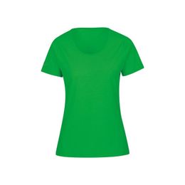 TRIGEMA T-Shirt »T-Shirt aus Biobaumwolle« 1 Stk. tlg. apfel XL XL Gestickte TRIGEMA-Schwinge auf rechtem Arm
