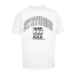 2Y STUDIOS T-Shirt »Herren Globus Oversize Tee« 1 Stk. tlg. white XS XS Vielseitige T-Shirts für jeden Anlass