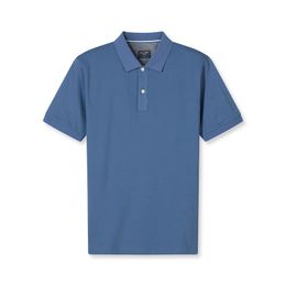 OLYMP Herren OLYMP Poloshirt &raquo;Casual&laquo; blau XXL