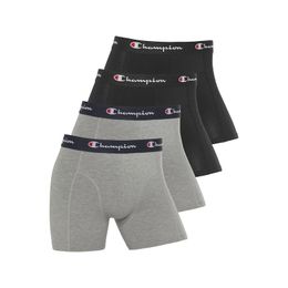 Champion Boxershorts Packung, 4 Stk. graumeliert/schwarz XL (52) - 4 Stk. 4 Stk. XL (52) Boxershorts im sportlichen Stil f&uuml;r ein aktives Tragegef&uuml;hl