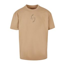 Merchcode T-Shirt &raquo;Herren Spring - Yin & Jang Fish Heavy Oversized Tee&laquo; 1 Stk. unionbeige XXL XXL Vielseitige T-Shirts f&uuml;r jeden Anlass
