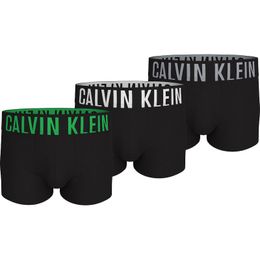 Calvin Klein Underwear Trunk &raquo;TRUNK 3PK&laquo; Packung, 3er, 3 Stk. mit Logo-Stretchbund B- MISTY GR, WHITE, BLOSSOM GR LGS S (48) - 3 Stk. 3 Stk. S (48)...