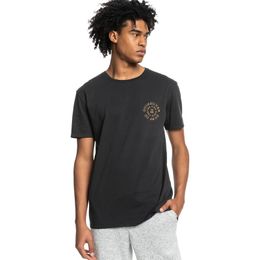 Quiksilver T-Shirt »Cautionary Tale« schwarz L L Bio-Stoff: Leichter Bio-Baumwollstoff
