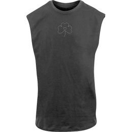 Merchcode T-Shirt &raquo;Spring - Leaf Clover Flower Sleeveless Tee&laquo; 1 Stk. tlg. black M M Darf in keinem Kleiderschrank fehlen