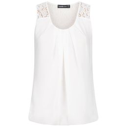 CLOUD 5IVE Klassische Bluse »Damen Cloud5ive Damen Chiffon Top mit Spitzendetails« white XS XS Elegante Blusen für Business und Freizeit