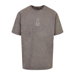 Merchcode Damen T-Shirt &raquo; Summer - Surf Vibes Acid Washed Oversize Tee&laquo; 1 Stk. tlg. L