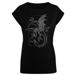 ABSOLUTE CULT T-Shirt &raquo;Ladies Harry Potter - Dragon Line Art T-Shirt&laquo; 1 Stk. tlg. black XL XL Vielseitige Kombinationsm&ouml;glichkeiten