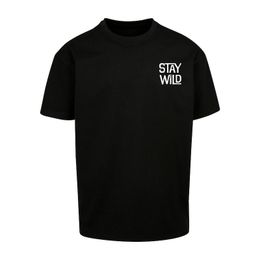Merchcode T-Shirt &raquo;Wording - Stay Wild Heavy Oversize Tee&laquo; 1 Stk. black XL XL Darf in keinem Kleiderschrank fehlen