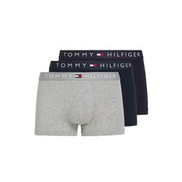Tommy Hilfiger Underwear Herren Trunk &raquo;3P TRUNK WB&laquo; Packung, 3er, 3 Stk. mit Logobund blau XXL (56), 3 Stk.