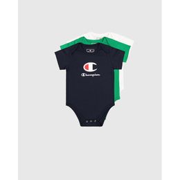 Champion Langarmbody &raquo;3PK SHORTSLEEVE BODYSUITS&laquo; Packung, 3 Stk. NNY/WHT/BAI 3 (56) - N-Gr N-Gr 3 (56) Langarmbody f&uuml;r Kinder und Jugendliche