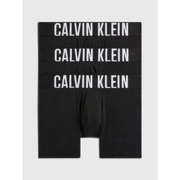 Calvin Klein Underwear Herren Boxer &raquo;BOXER BRIEF 3PK&laquo; Packung, 3er, 3 Stk. mit Logo-Stretchbund schwarz M (50), 3 Stk.