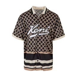Karl Kani T-Shirt &raquo;Herren KM223-065-1 Varsity Logo AOP Baseball Shirt&laquo; 1 Stk. black/sand/cream XXS XXS KOMFORT OHNE GRENZEN: Genie&szlig;en Sie den...