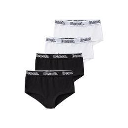 Bench. Panty Packung, 4 Stk. mit weichem Logo Webbund schwarz / wei&szlig; 122/128 - 4 Stk. 4 Stk. 122/128 Panty von Bench