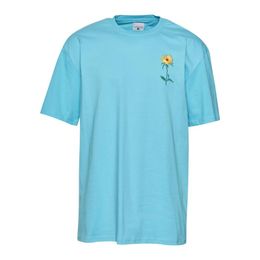 Karl Kani T-Shirt &raquo;Herren KU232-041-2 KK Woven Signature Chest Flower Tee&laquo; 1 Stk. tlg. cyan blue XXL XXL KOMFORT OHNE GRENZEN: Genie&szlig;en Sie den...