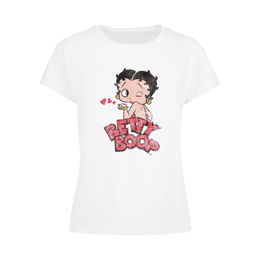 Merchcode T-Shirt &raquo;Ladies Betty Boop - Faded Graphic Print Box Tee&laquo; 1 Stk. tlg. white XXL XXL Regular-fit‐Silhouette in regul&auml;rer L&auml;nge, legere...