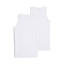 G-Star Raw G-STAR T-Shirt »Base Tanktop 2-Pack« white XXS XXS Ausschnitt und Armlöcher mit Einfassung