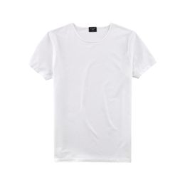 OLYMP T-Shirt &raquo;Casual&laquo; mit Rollkante am Ausschnitt weiss M M Rundhalsshirt von OLYMP