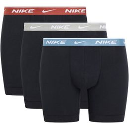 Nike Underwear Herren NIKE Underwear Boxershorts &raquo;BOXER BRIEF 3PK&laquo; Packung, 3er, 3 Stk. mit NIKE Logo-Elastikbund L (50), 3 Stk.