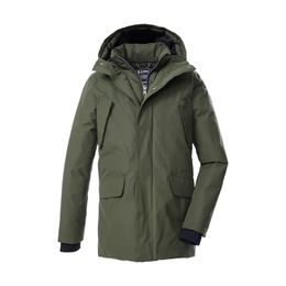 Killtec Parka &raquo;KOW 234 BYS PRK&laquo; olivgr&uuml;n 140 140 Kinder Funktionsparka mit Kapuze in 2 in 1 Optik