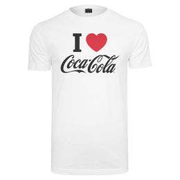 Merchcode T-Shirt &raquo;Herren Coca Cola I Love Coke Tee&laquo; 1 Stk. tlg. white XL XL Vielseitige T-Shirts f&uuml;r jeden Anlass